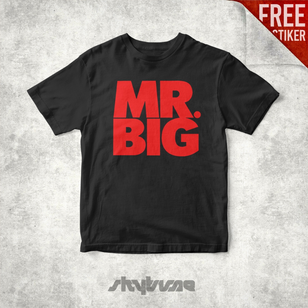 Jual SKYTUNE - T-shirt Kaos Mr. Big Collection Logo Music Merch Reguler ...