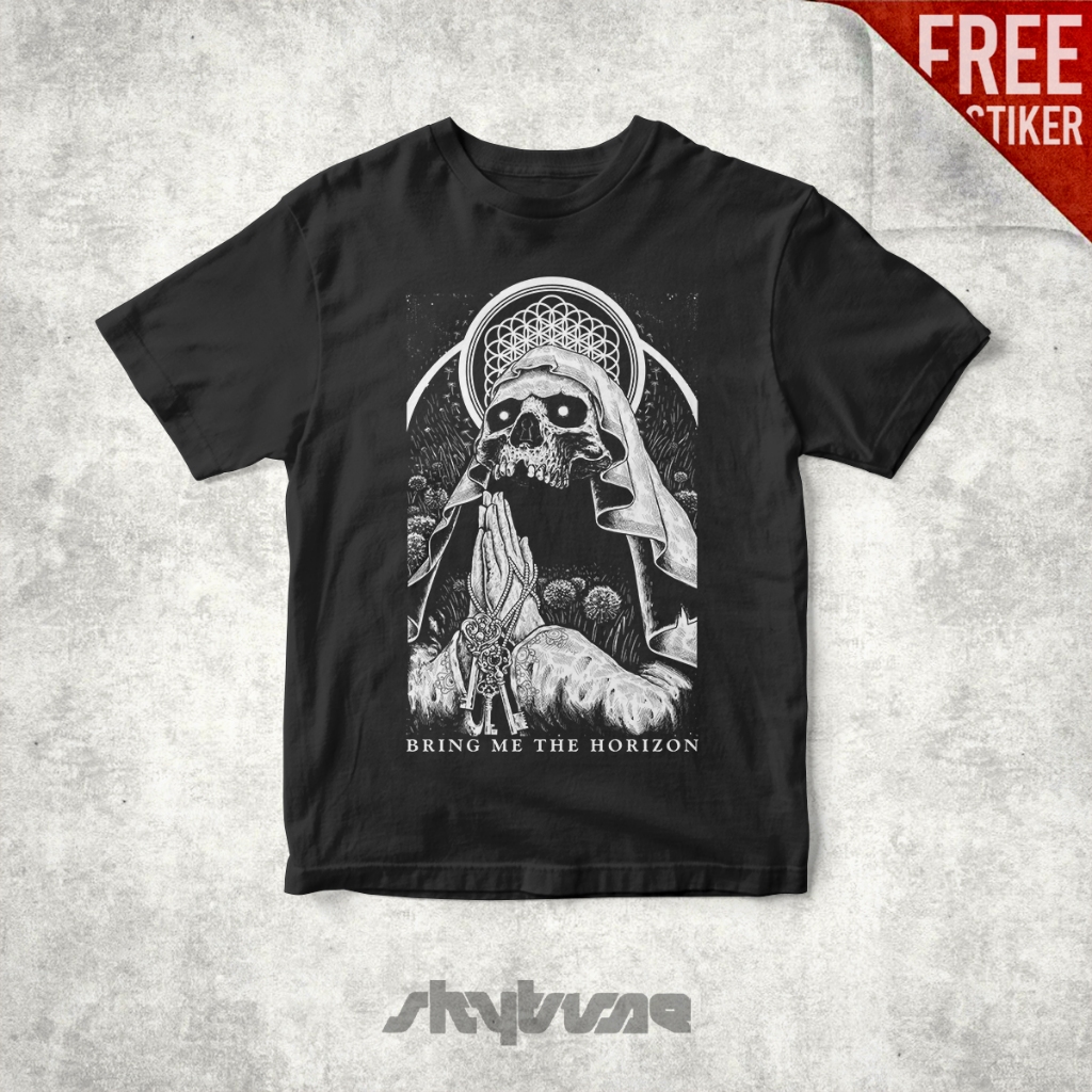 Jual SKYTUNE - Tshirt Kaos BMTH Bring Me The Horizon Nun Music Merch Reguler Size | Shopee Indonesia