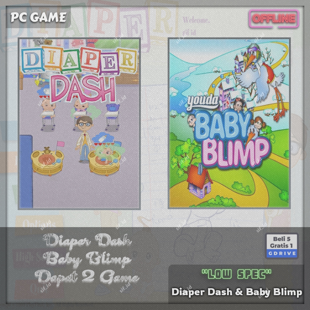 Jual Diaper Dash - Baby Blimp - PC Game Time Management | Shopee Indonesia