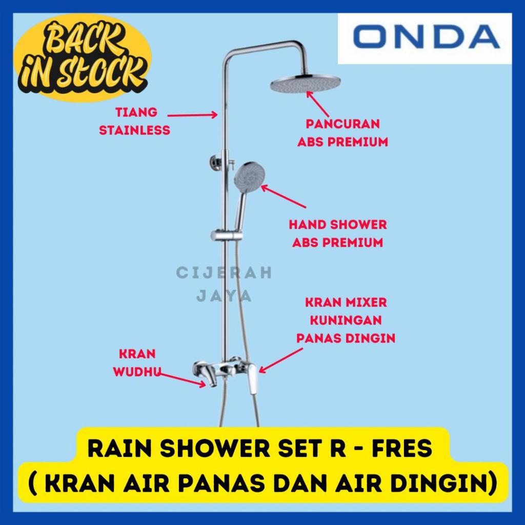 Jual SHOWER COLOUMN SET ONDA R-FRES / SHOWER TIANG PANAS DINGIN ONDA ...