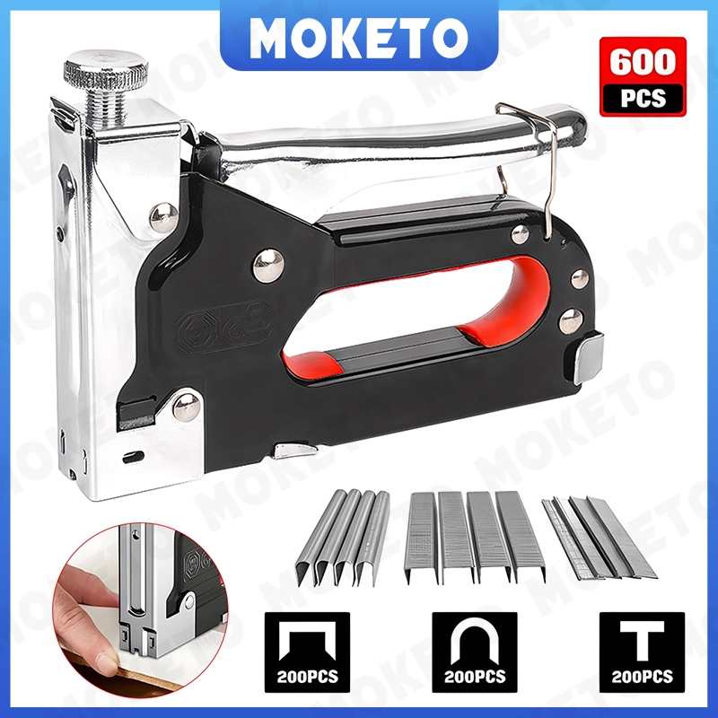 Jual Gratis 600 Paku / Staples Tembak 3 In 1 Pistol Stapler 3 in 1 ...