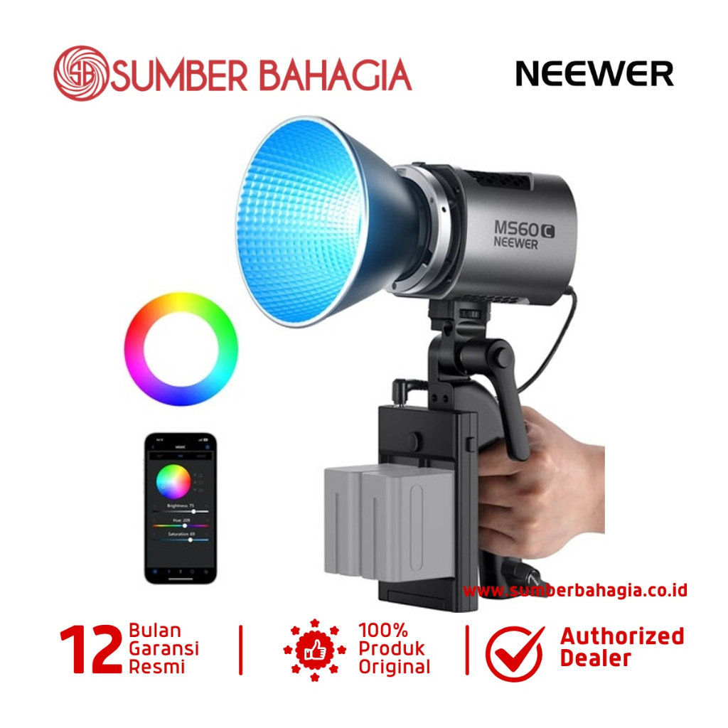 Jual Neewer MS60C RGB LED Monolight | Shopee Indonesia