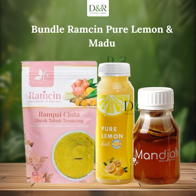 Jual PAKET HERBALOV RAMCIN PURE LEMON DAN MADU MANDJA UNTUK KESEHATAN ...