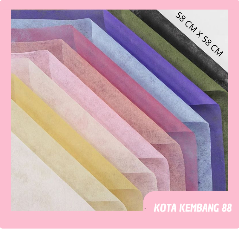 Jual 20 LEMBAR Flower Wrapping Cotton Paper Florist Kertas Tisue Tisu ...