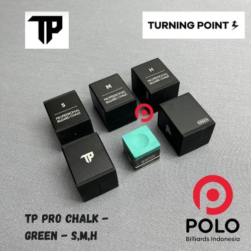 Jual Turning Point Pro Chalk Green (S,M,H) - Kapur Billiard Premium ...