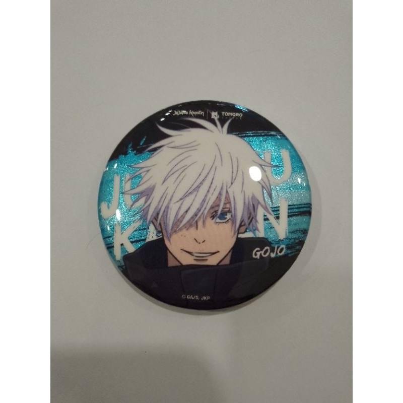 Jual Jujutsu Kaisen badge pin gojo x tomoro coffee free paperbag pastry ...