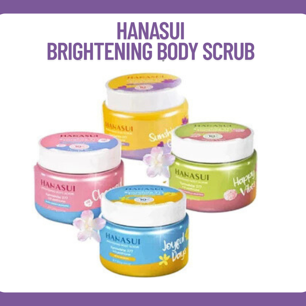 Jual Hanasui Brightening Body Scrub 200g/Lulur Badan | Shopee Indonesia