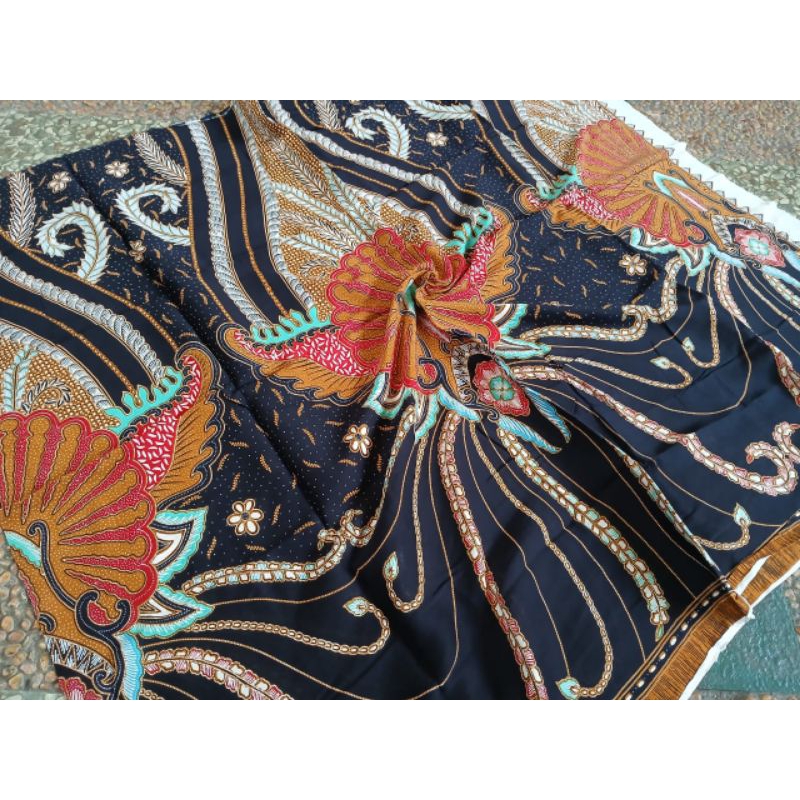 Jual Kain batik Paris handprintUk 2,4x1,1m | Shopee Indonesia