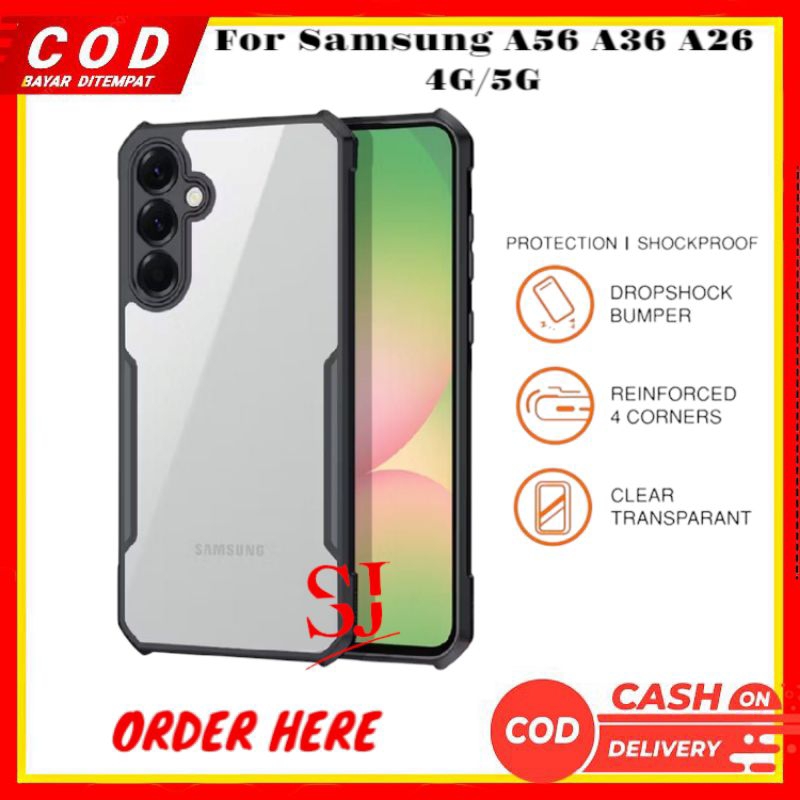 Jual Case Samsung Galaxy A26 A36 A56 4G/5G Armor Transparans Slim Softcase Casing | Shopee Indonesia