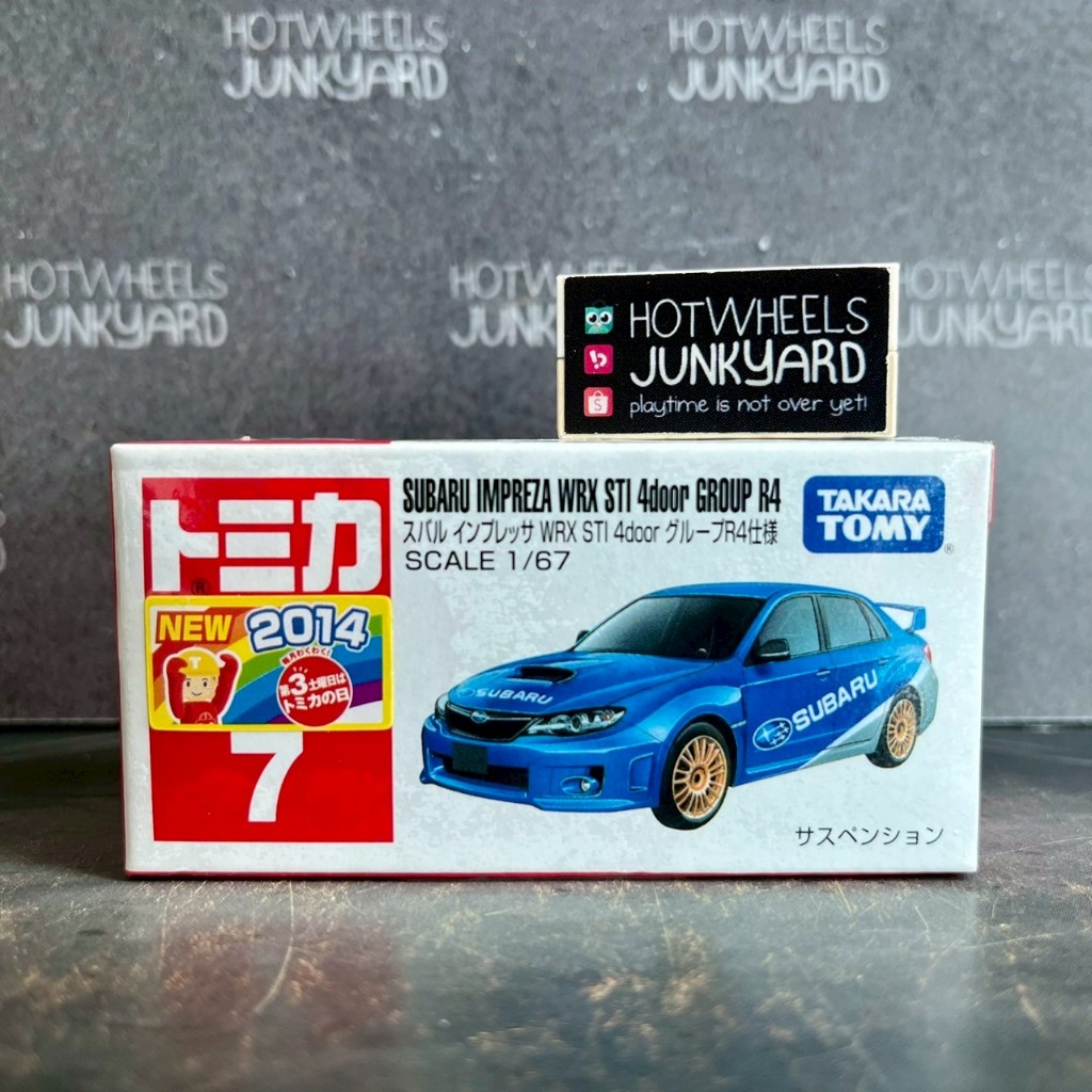 Jual Tomica 7 Subaru Impreza WRX STi 4Door Group R4 Takara Tomy Blue | Shopee Indonesia
