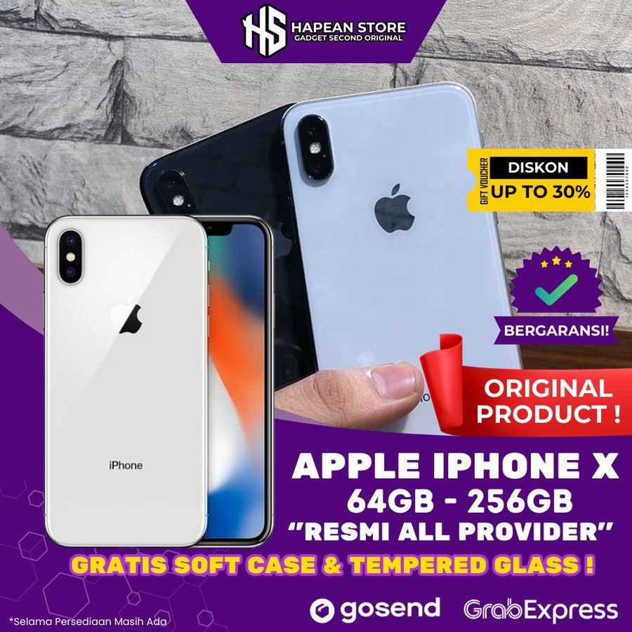Jual iPhonee X | XR | XS / IP X | XR | XS 256GB 128GB 64GB | Second ...