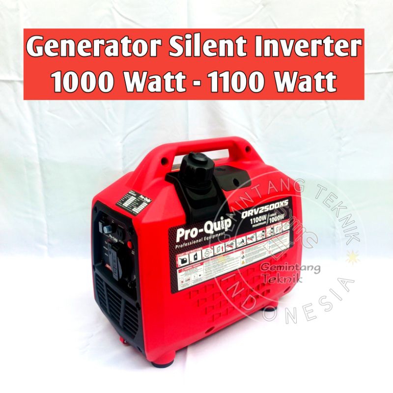 Jual Genset Inverter 1000 Watt 1100 Watt Super Silent Portable Merk PRO ...