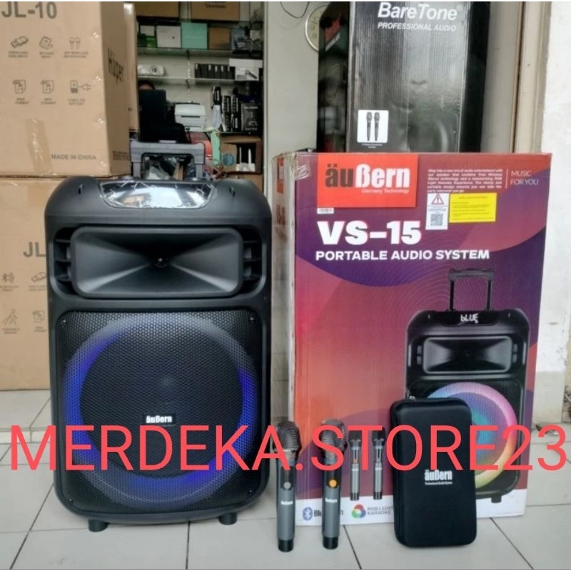 Jual Speaker Portable 15 Inch AUBERN VS 15 / auBern VS15 Original ...
