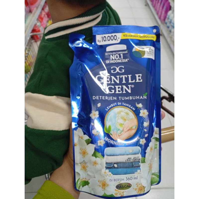 Jual Gentle Gen Deterjen Cair Refill 360 ml | Shopee Indonesia