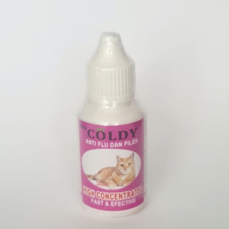 Jual Coldy Cat 30ml - Obat Kucing Ileran Liur Mengalir Obat Flu Kucing ...