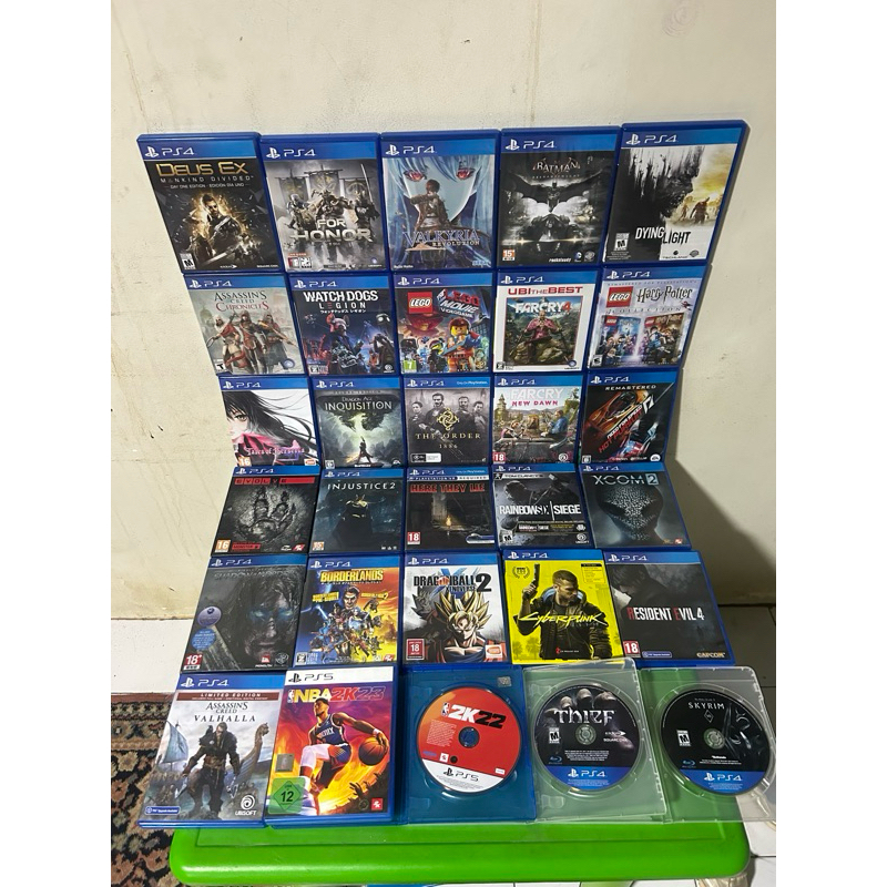 Jual BD KASET GAME PS4 PS5 SECOND ORIGINAL | Shopee Indonesia