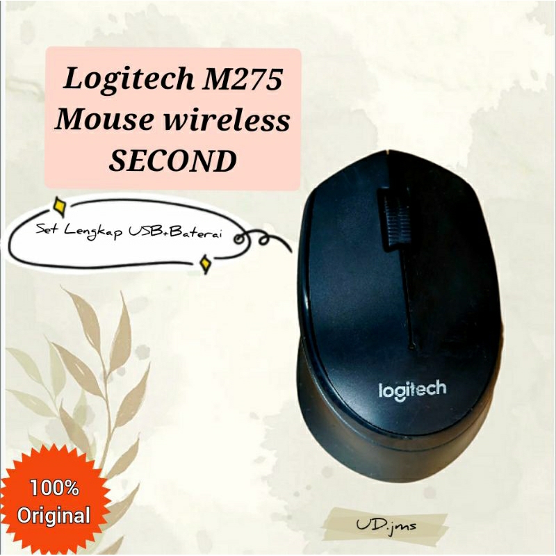 Jual Mouse Logitech M275 Mouse wirelless Original SECOND Bekas ...