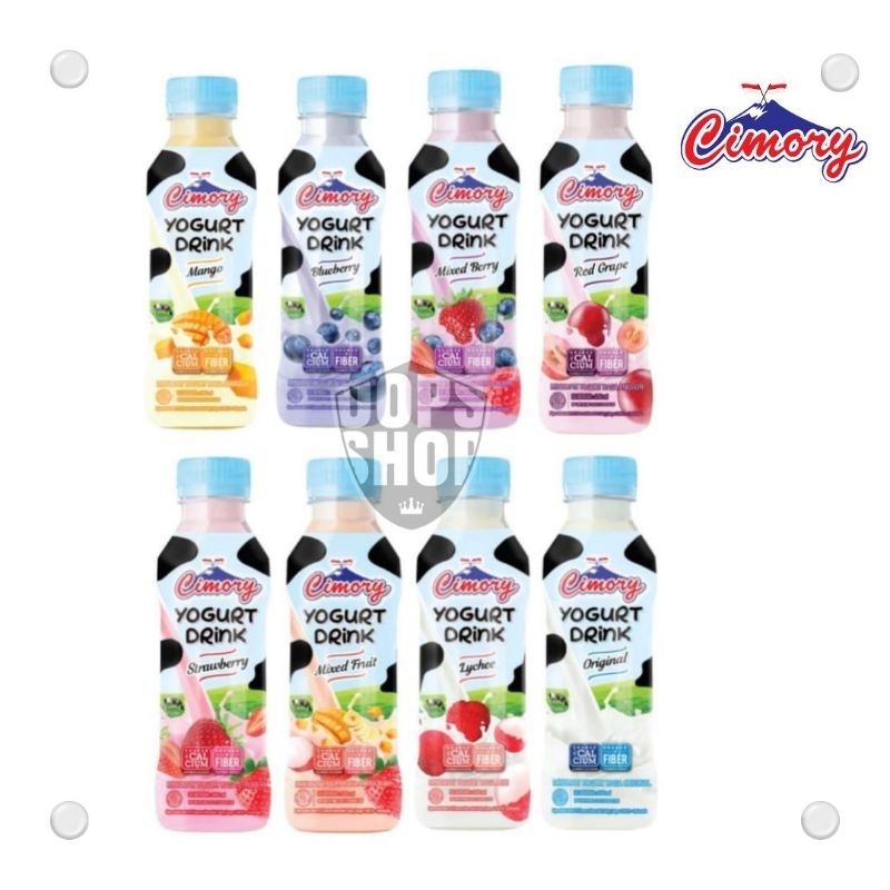 Jual oopsshop | Cimory Yogurt Drink, Low Fat Mix Rasa 240 ml 1 Karton / 24 Botol (Khusus Gosend ...