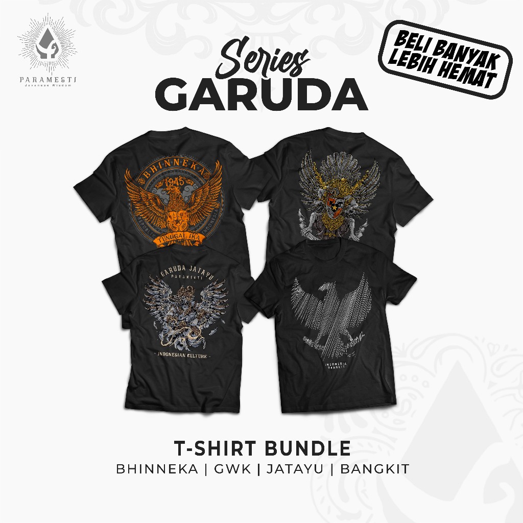 Jual Paramesti Tshirts Kaos Jawa Bundling Garuda Series GWK Jatayu ...