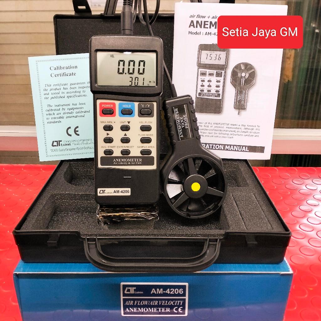 Jual Lutron AM-4206 Anemometer Airflow & Air Velocity | Shopee Indonesia