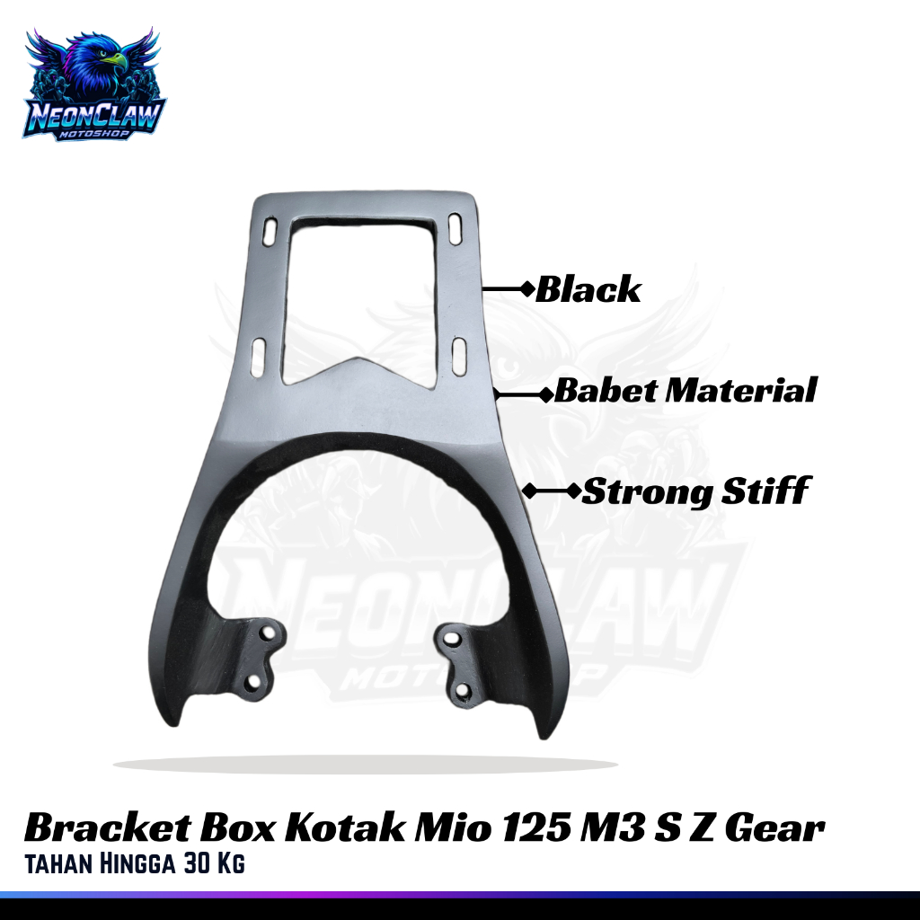Jual Bracket Box Mio Tipe Kotak Kuat Hingga 30 Kg Bracket Mio 125 M3 S ...