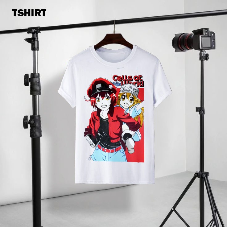 Jual Kaos Anime Cells at work | Shopee Indonesia
