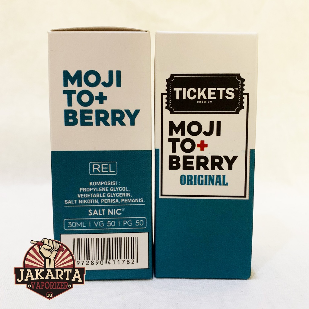 Jual [SALT] EJM TICKETS MOJITO BERRY XTRA ICE SALTNIC 30ML 20MG 25MG BY ...