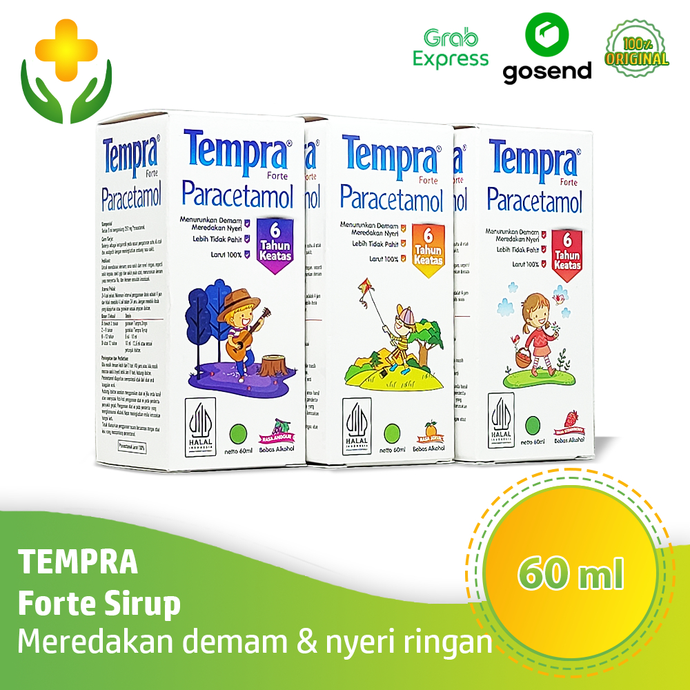 Jual Tempra Forte Sirup 60 ml - Obat Penurun Demam Anak | Shopee Indonesia