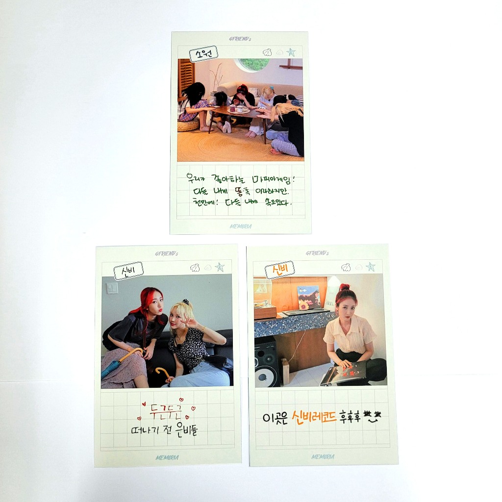 Jual [OFFICIAL] GFRIEND DAILY POSTCARD - GFRIEND MEMORIA Official ...