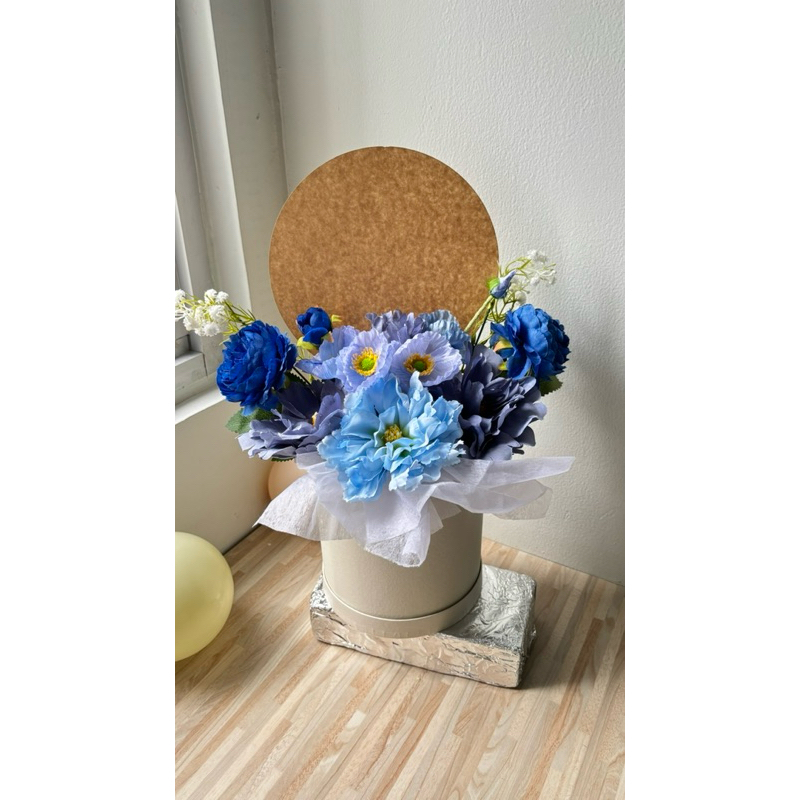 Jual Akrilik flower box Bunga Bloom Box || karangan Bunga Grand Opening ...