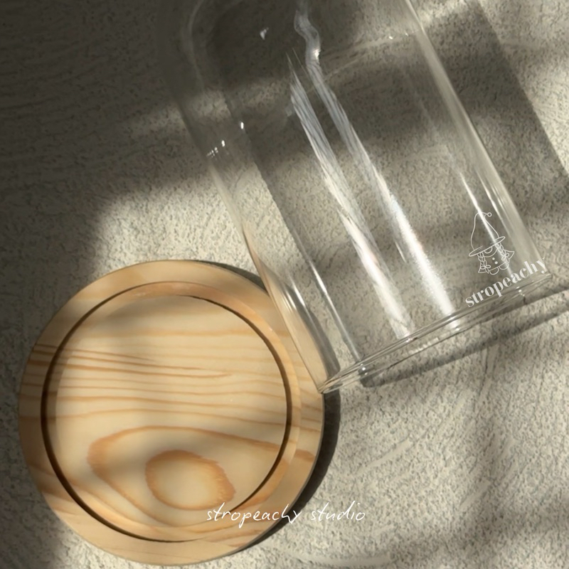 Jual stropeachy studio - glass dome XL dan XXL (alas kayu) | Shopee Indonesia