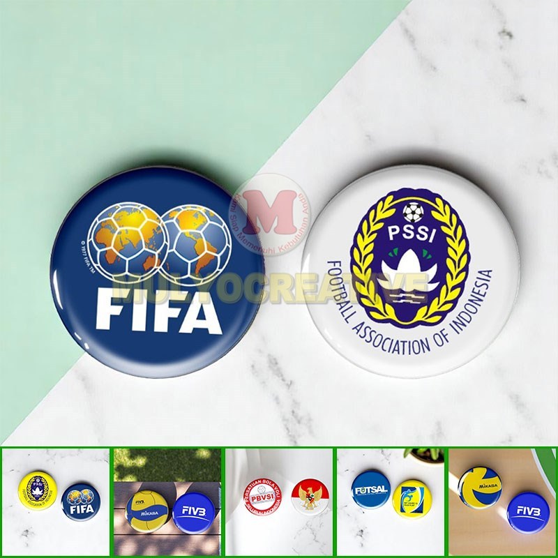 Jual Koin Wasit Sepakbola Futsal Volly Lapis Fiber PSSI FFI PBVSI ...