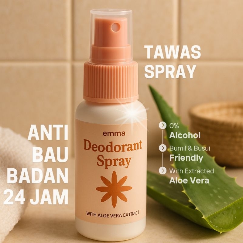 Jual Deodorant Tawas Spray Emma | Shopee Indonesia