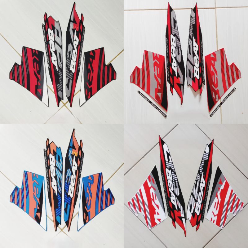 Jual Stiker Striping List Body Motor Full Set Honda Beat F1 2021 ...
