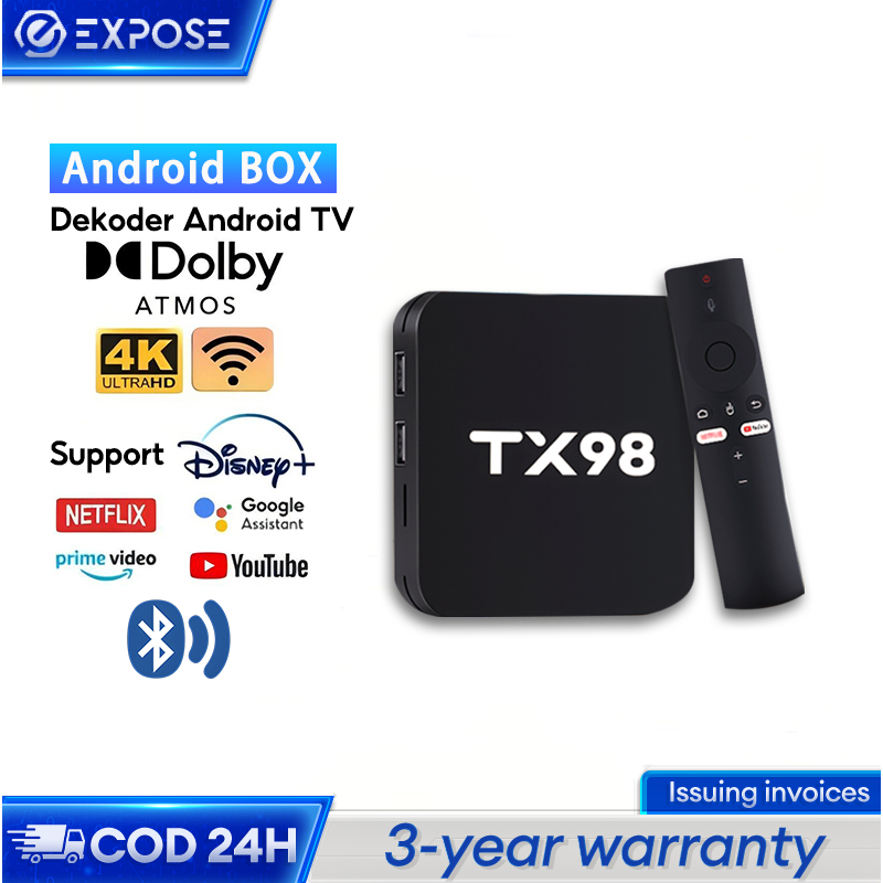 Jual Android TV Box TX 98 16+256GB 4K Full Channel Wifi/5G Bluetooth ...