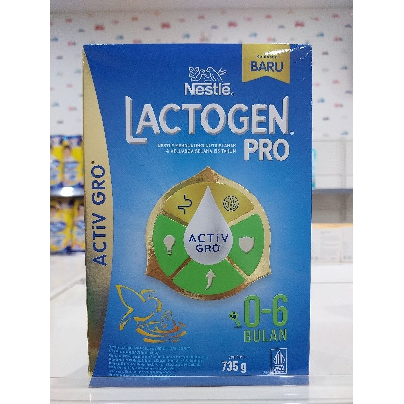 Jual Lactogen Pro 0–6 Bulan 735g – Susu Formula untuk Bayi Baru Lahir ...