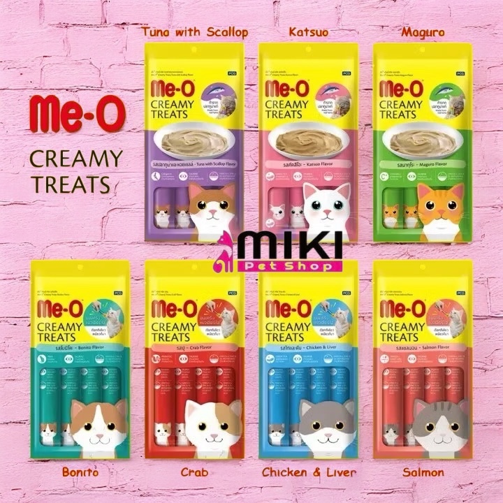 Jual MeO Creamy Treats 15g x 4 Stick | 9 Varian Rasa Camilan Lezat ...