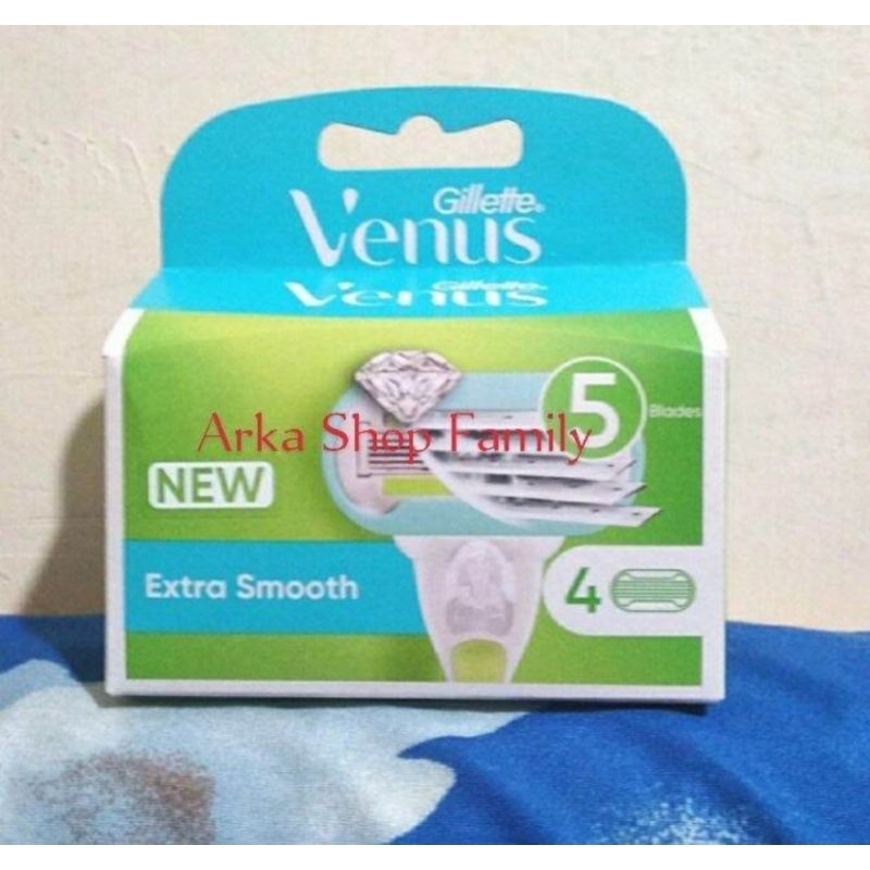 Jual GILLETTE Venus Extra Smooth Refill Isi 4 Pisau Cukur Isi Ulang ...