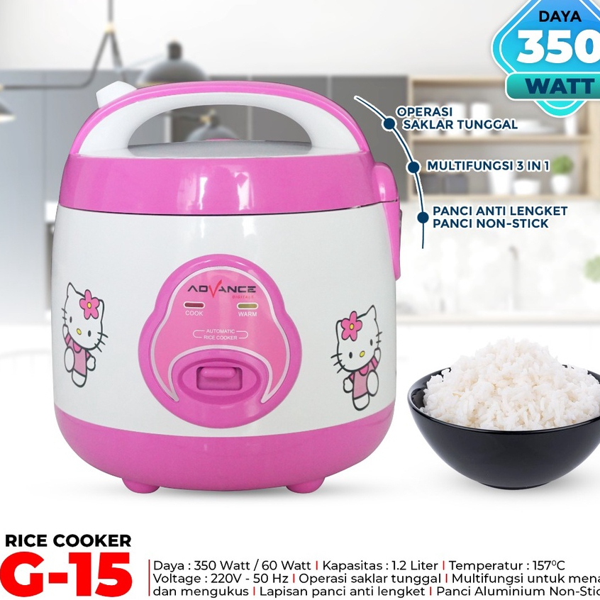 Jual Rice Cooker Advance/ Magicom Karakter 1,2 L/ Terlaris | Shopee ...