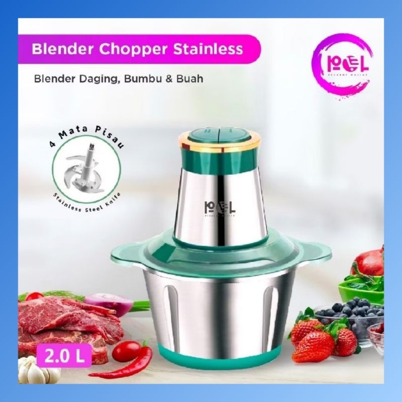 Jual Blender Daging Stainless Steel | Chopper Daging dan Bumbu | Shopee ...
