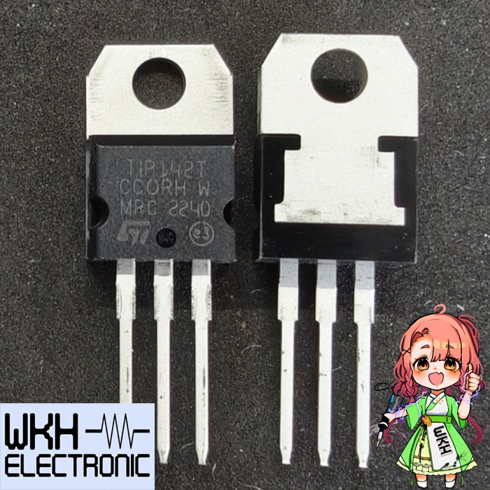 Jual TIP142T TO220 TIP142 T TIP 142 T DARLINGTON TRANSISTOR NPN 100V ...
