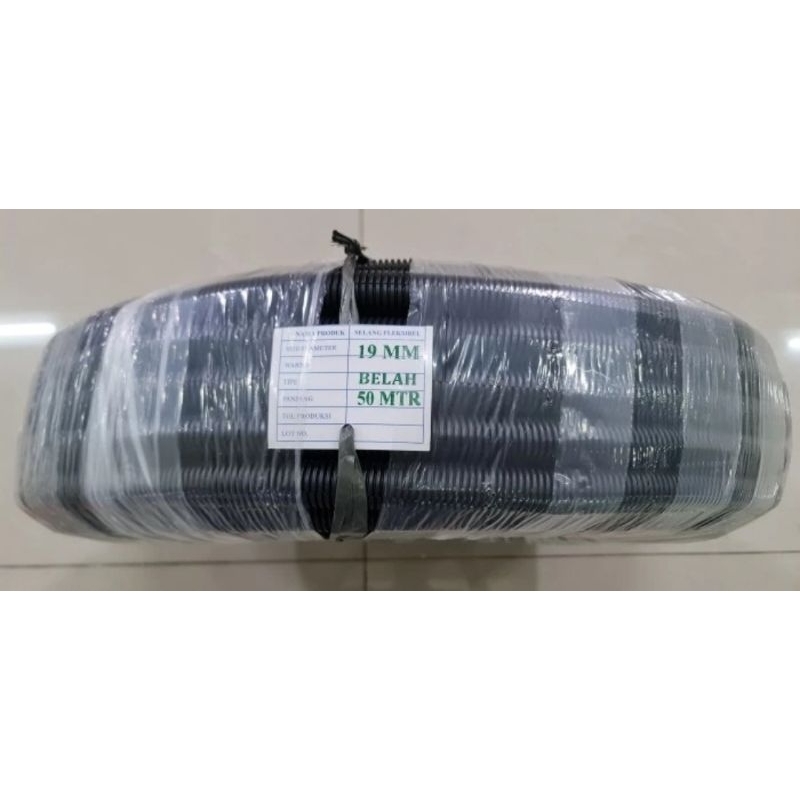 Jual Flexibel Conduit PVC Belah 19 mm / Fleksibel Conduit Belah PVC 19 ...