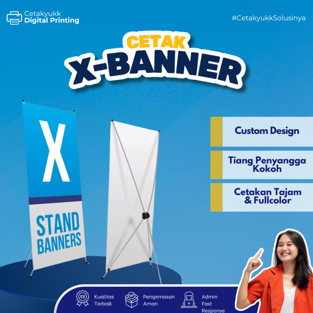 Jual CETAK X-BANNER / STAND BANNER / STANDING BANNER MURAH / UKURAN ...