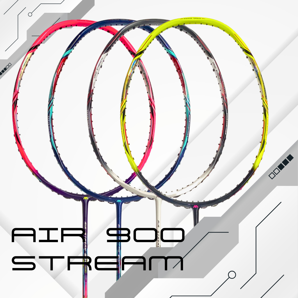 Jual POWERMAX Raket Badminton Air Stream 900 Ultra High Modulus ...