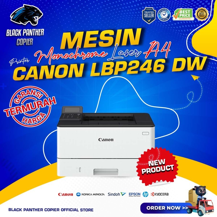 Jual Canon ImageClass LBP246dw – Printer Laser B/W A4, Auto Duplex, Wifi, Garansi Resmi | Shopee ...