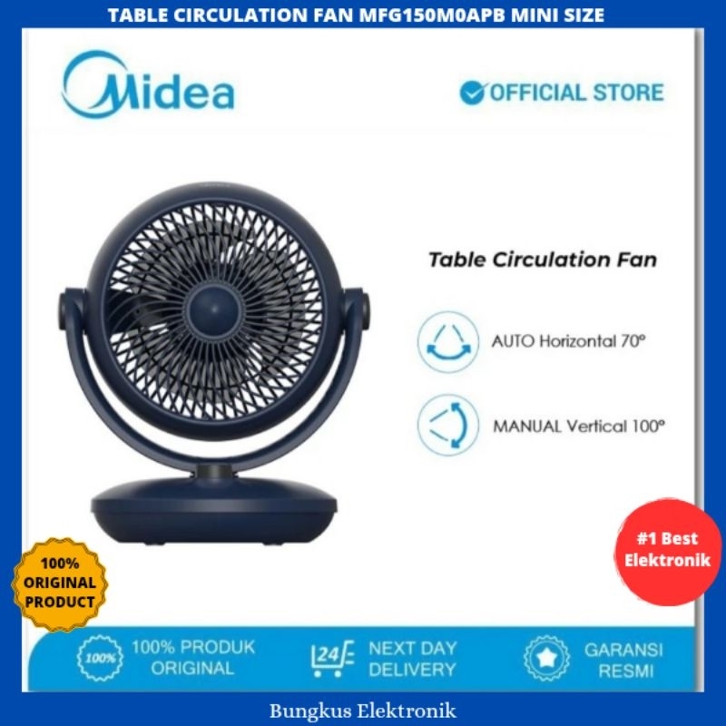 Jual KIPAS MEJA MIDEA MFG150M0APB TABLE CIRCULATION FAN MINI SIZE ...