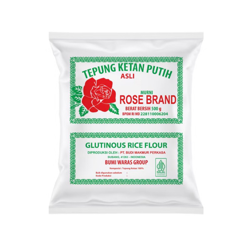 Jual tepung ketan putih rose brand 500g | Shopee Indonesia