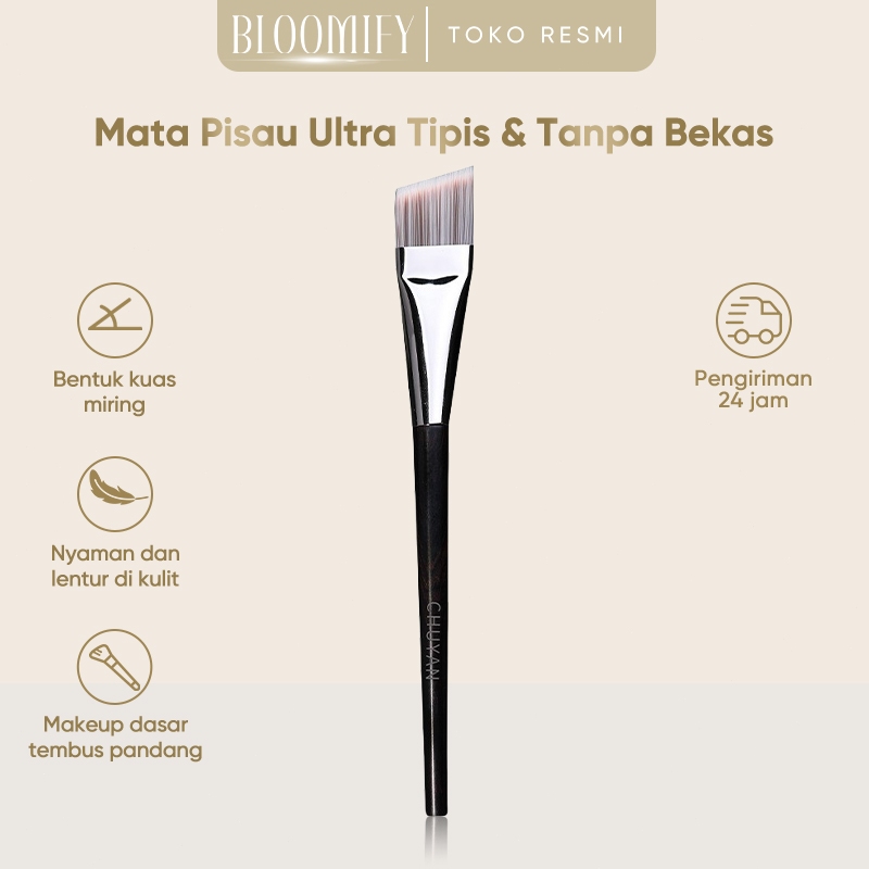 Jual BLOOMIFY Kuas Foundation Ultra Thin - Bulu Fiber Super Lembut ...