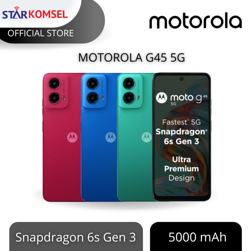 Jual HP MOTOROLA G45 5G 8/256 NFC GARANSI RESMI MOTOROLA | Shopee Indonesia