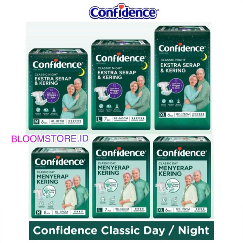 Jual CONFIDENCE Popok Perekat Dewasa Adult Tape Diaper Diapers Classic ...